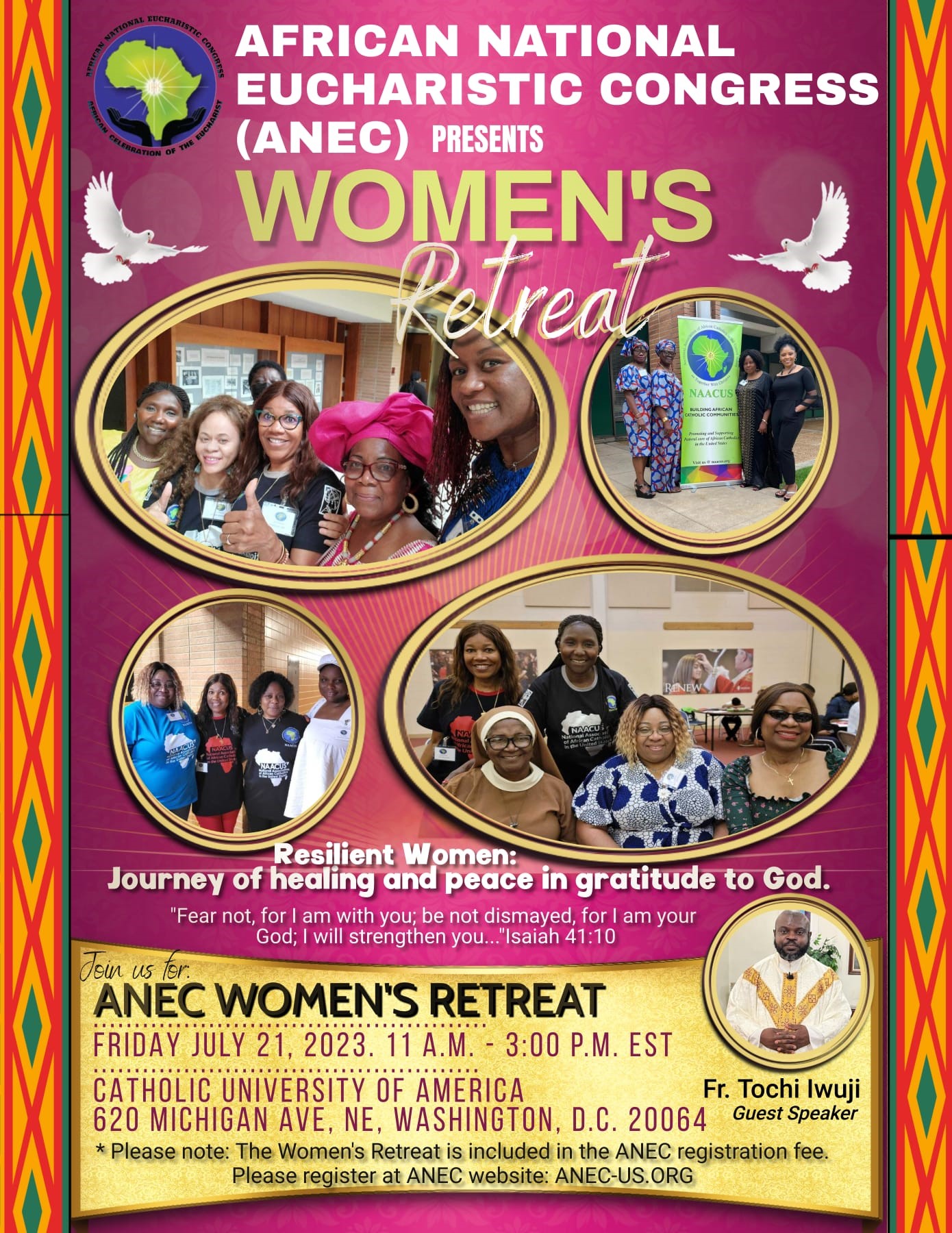 ANEC NAACUS Women's Retreat Flyer 2023 | USCCB