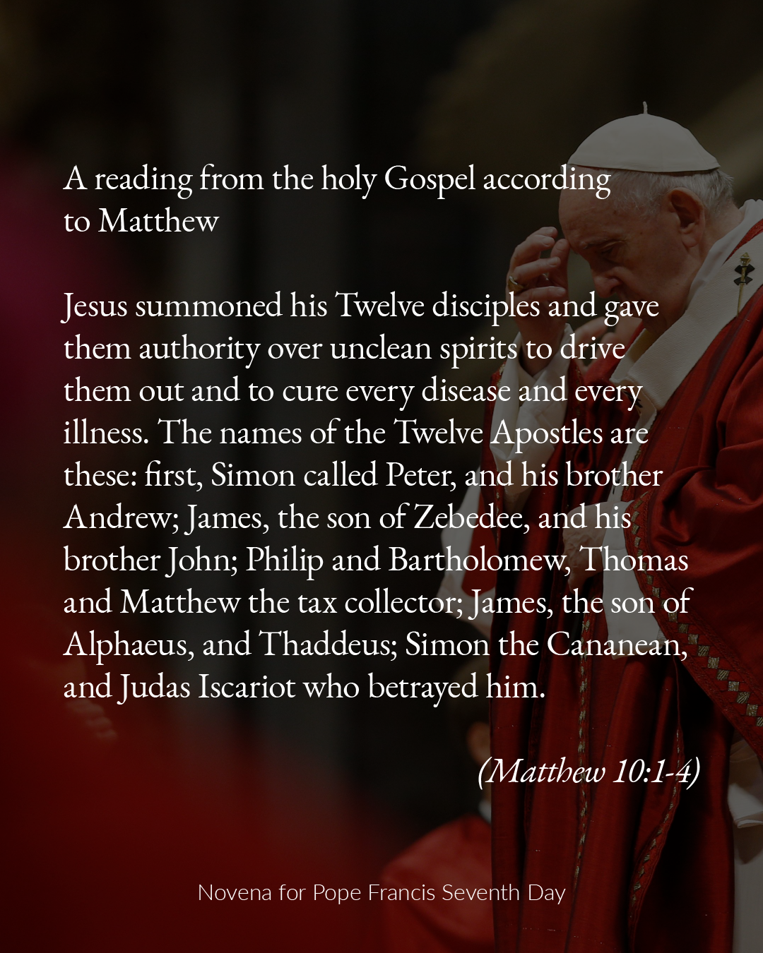 Novena in Memory of Pope Francis - Social Media Graphics | USCCB