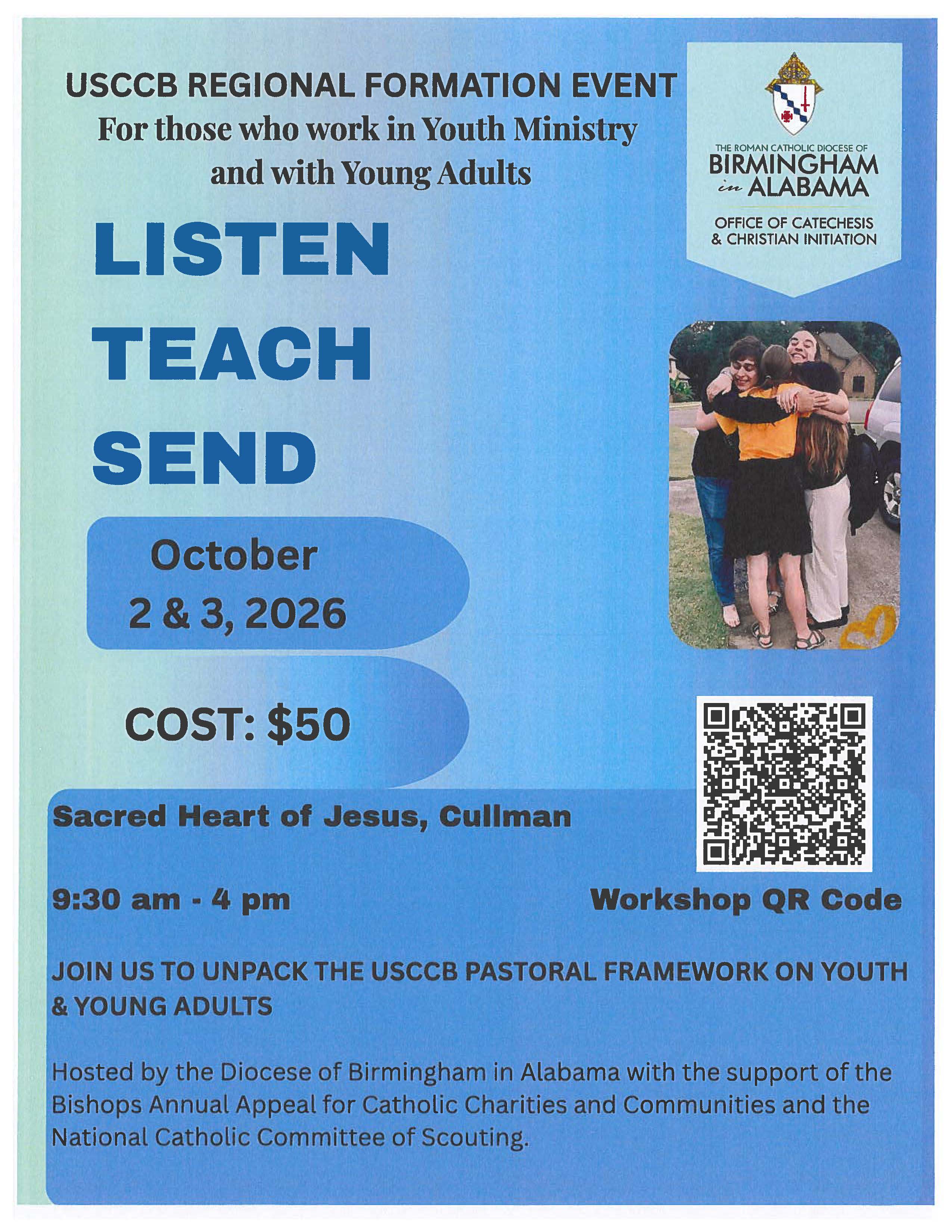 Listen, Teach, Send Regional Workshops | USCCB